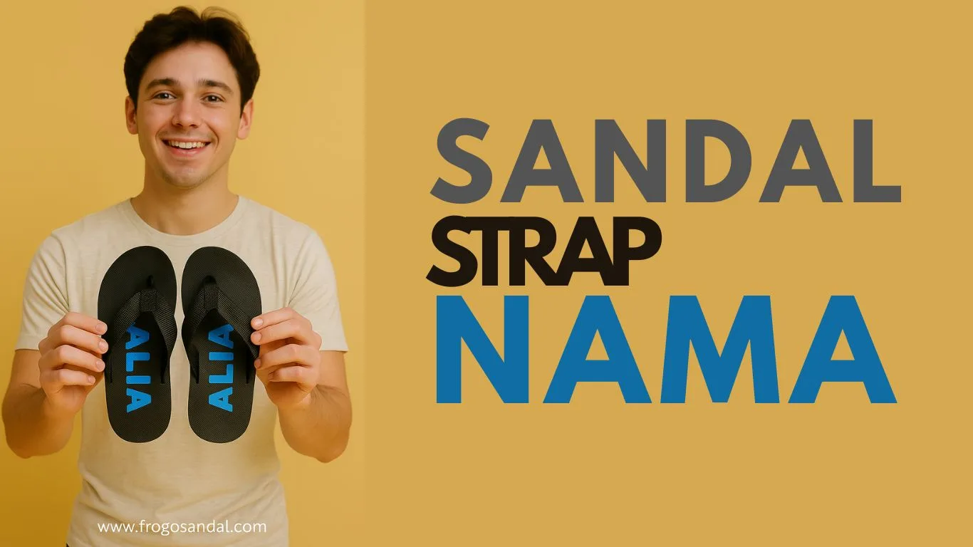 Sandal Nama Custom - Solusi Kreatif untuk Sekolah, Pesantren ...